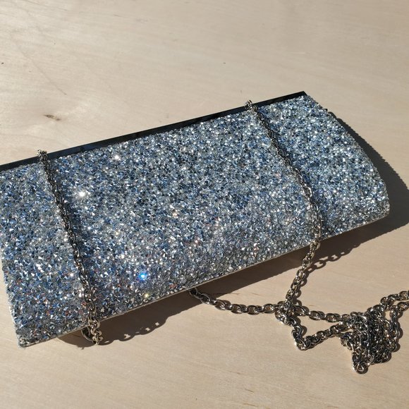Bags | Silver Formal Purse | Poshmark